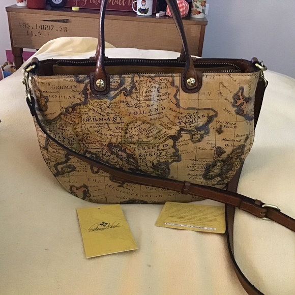 Patricia Nash | Bags | Patricia Nash New Map Bag Leather | Poshmark